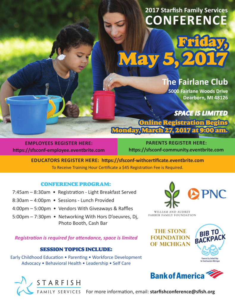 Join Us for the 2017 Starfish Family Services Conference!