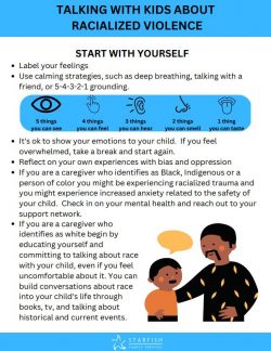 Talking to children about racialized violence